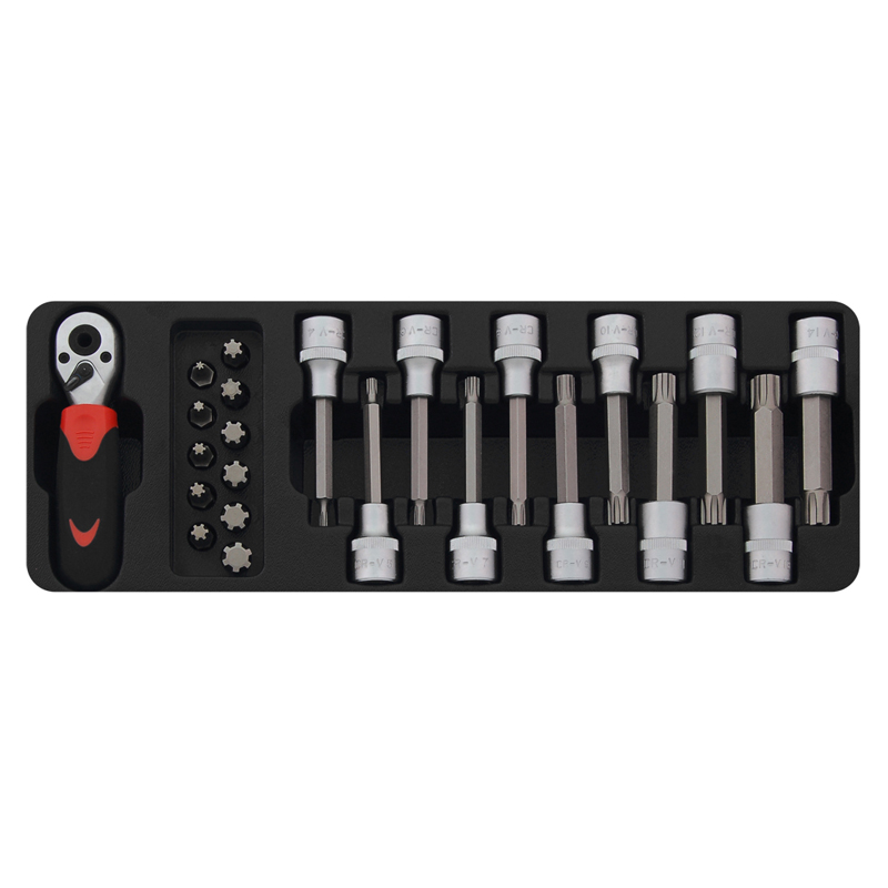 Star Assortment Set/23PC Ribi Socket Bit Set-SENECA//SEPRO TOOLS CO.,LTD