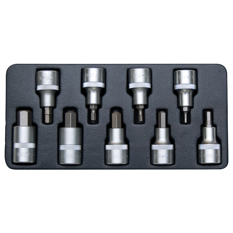 Star Assortment Set/9PC 1/2”Dr. Hex Socket Bit Set-SENECA//SEPRO TOOLS ...