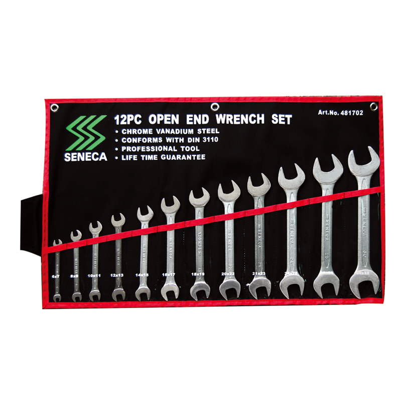 Wrench Set/12PC Open End Wrench Set-SENECA//SEPRO TOOLS CO.,LTD